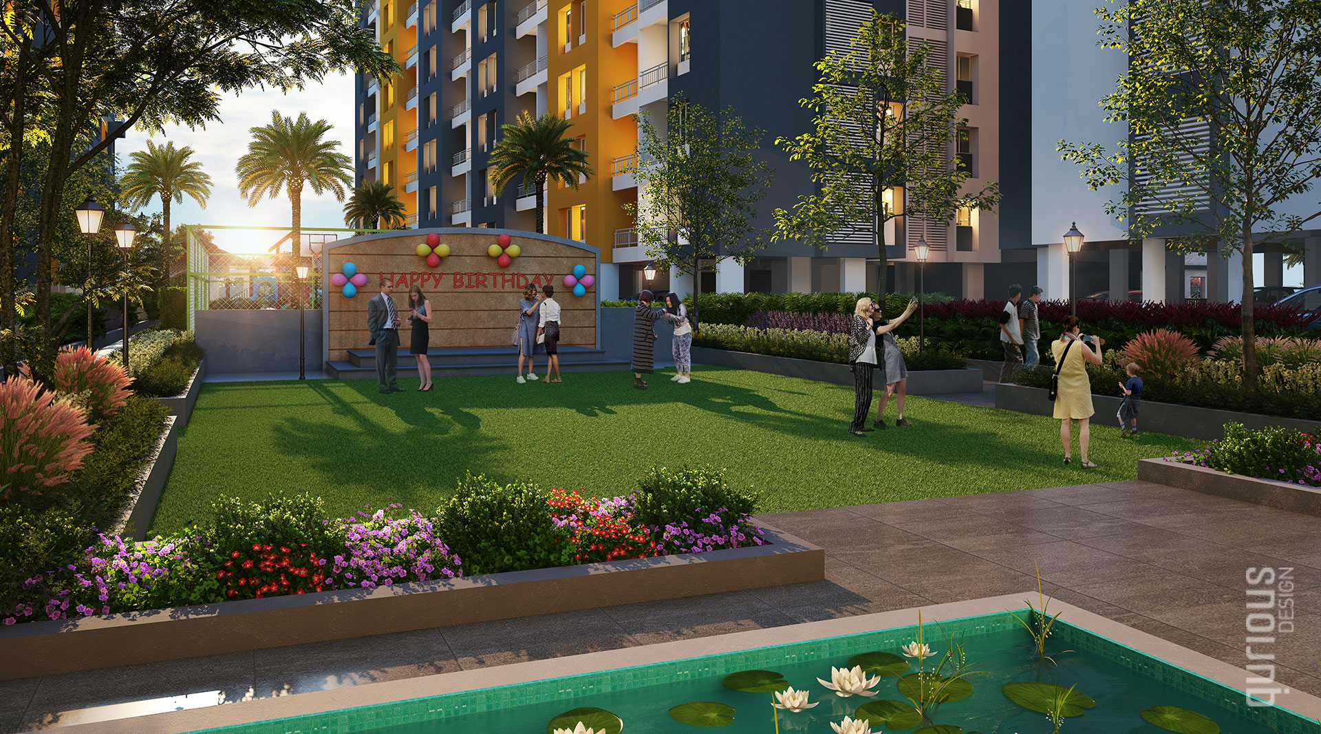 3D Architectural Visualization Chakan city